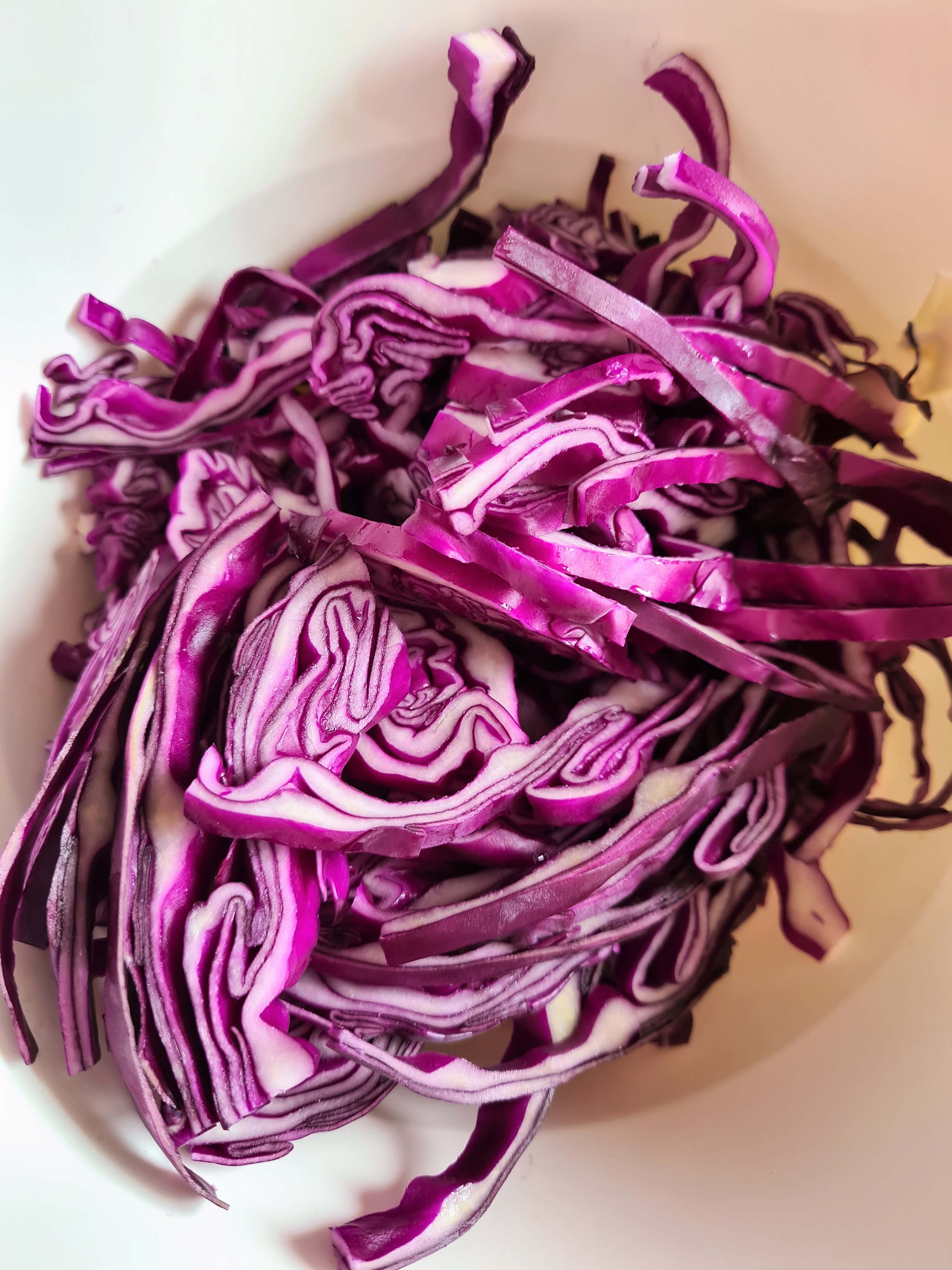 Quick & Easy Creamy Red Cabbage Slaw – Kitchen Feasts